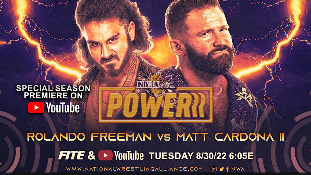 NWA POWERRR: Rolando Freeman puts up a big fight with Matt Cardona ...
