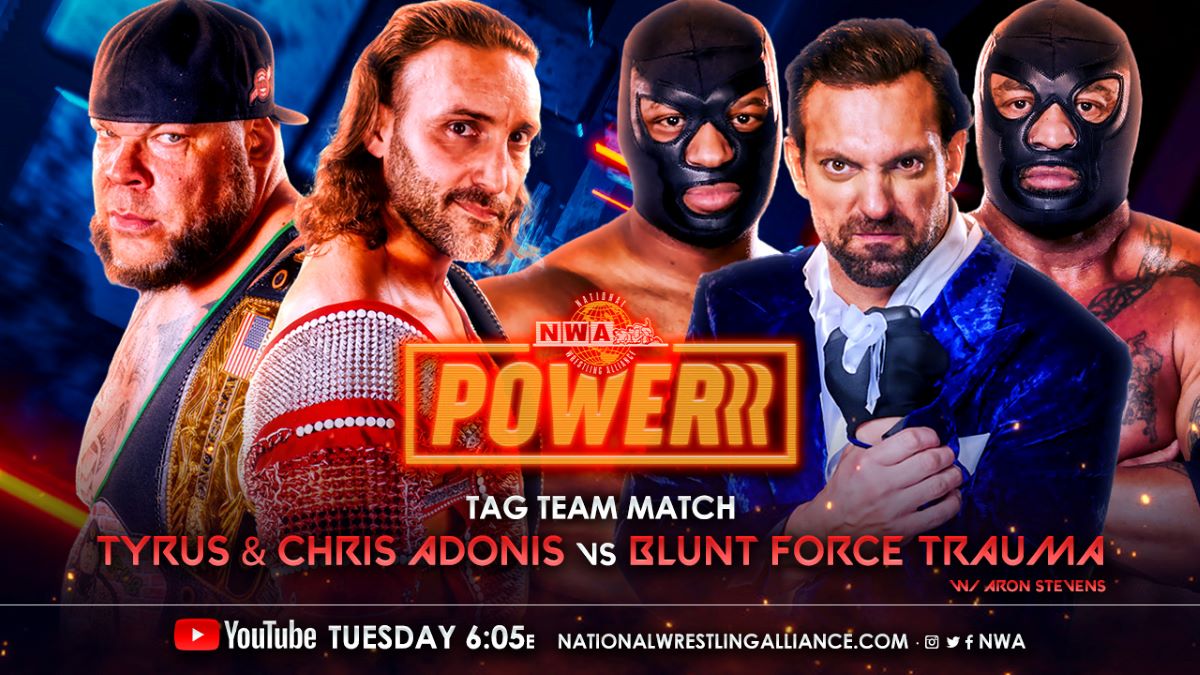 NWA Powerrr: Tyrus and Chris Adonis tune-up in tag action - Slam Wrestling
