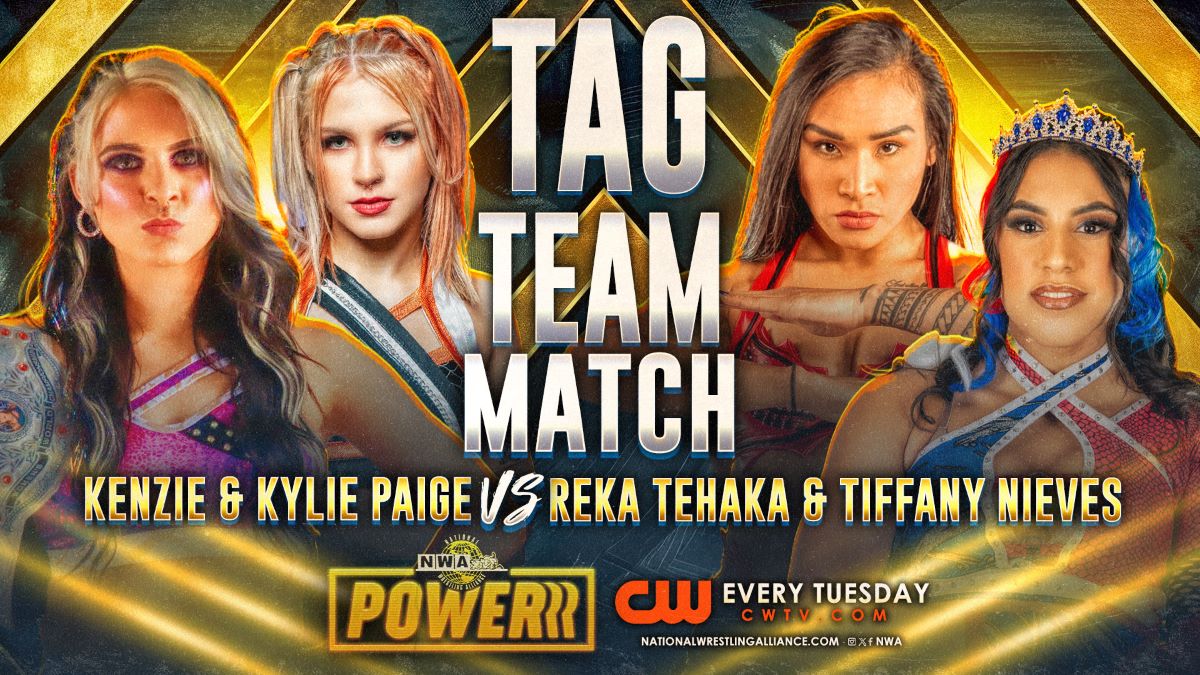 NWA POWERRR: The Paige sisters face Tehaka and 'La Princesa'in tag ...